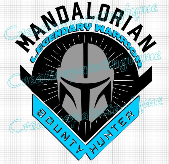 Legendary Bounty Hunter Mando SVG Travel to the Galaxy's - Etsy