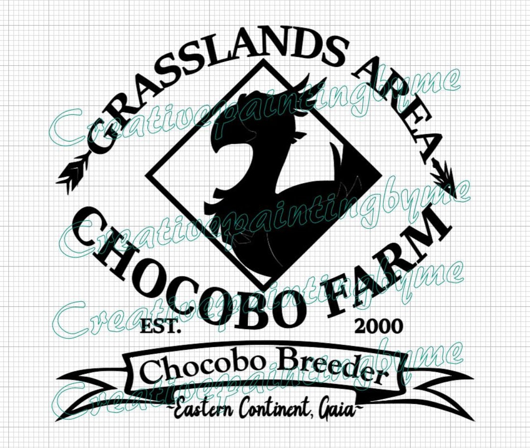 Chocobo Farms Grasslands Area Chocobo Breeder SVG, FF Game Players ...