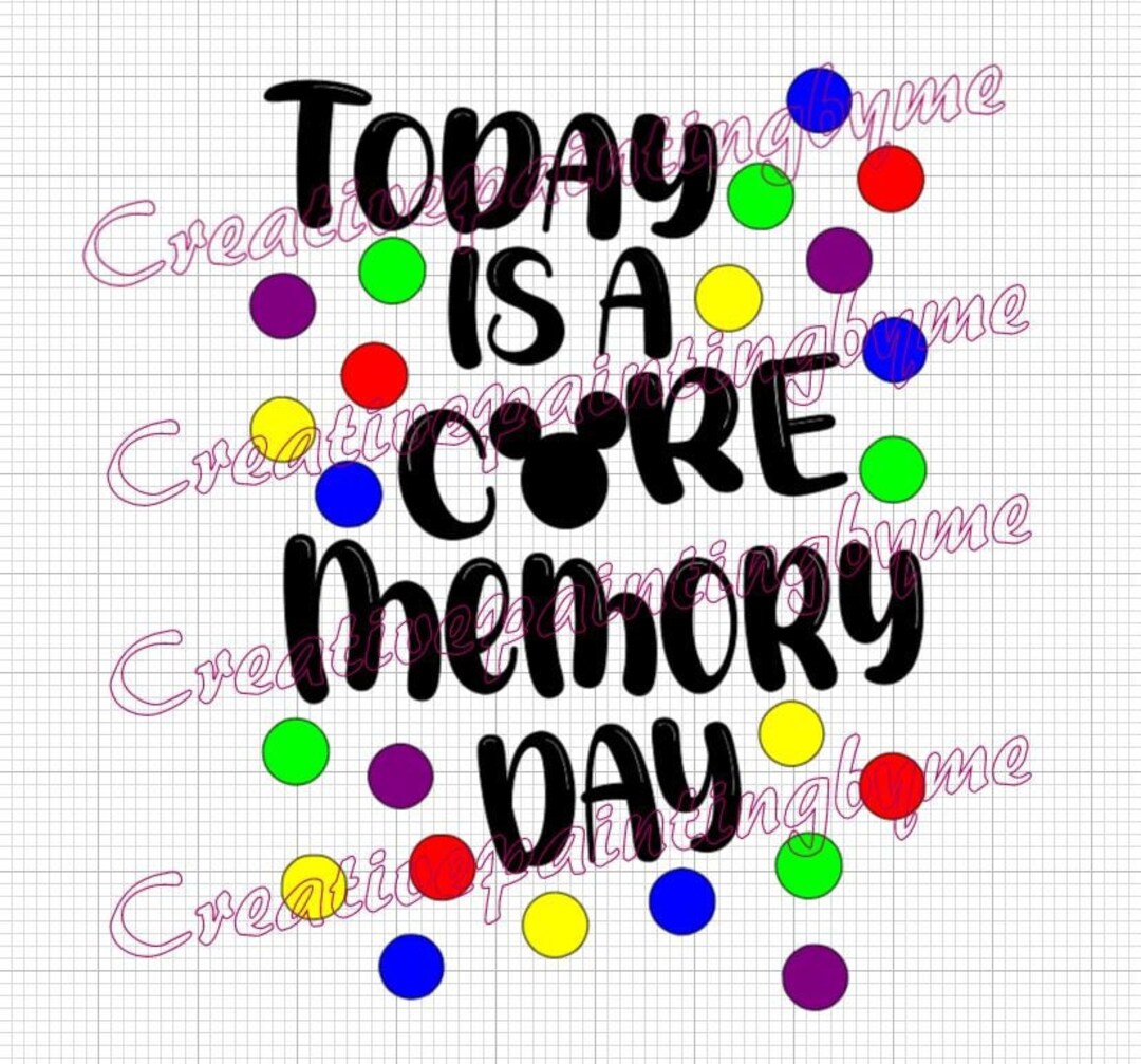Today is a Core Memory Day Digital Download, Family Vacation Tshirt ...