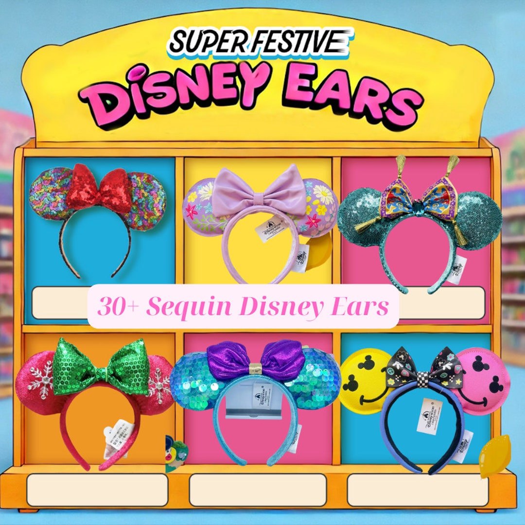Sequin Princess Disney Ears, Princess Minnie Ears, Elsa Disney Ears ...