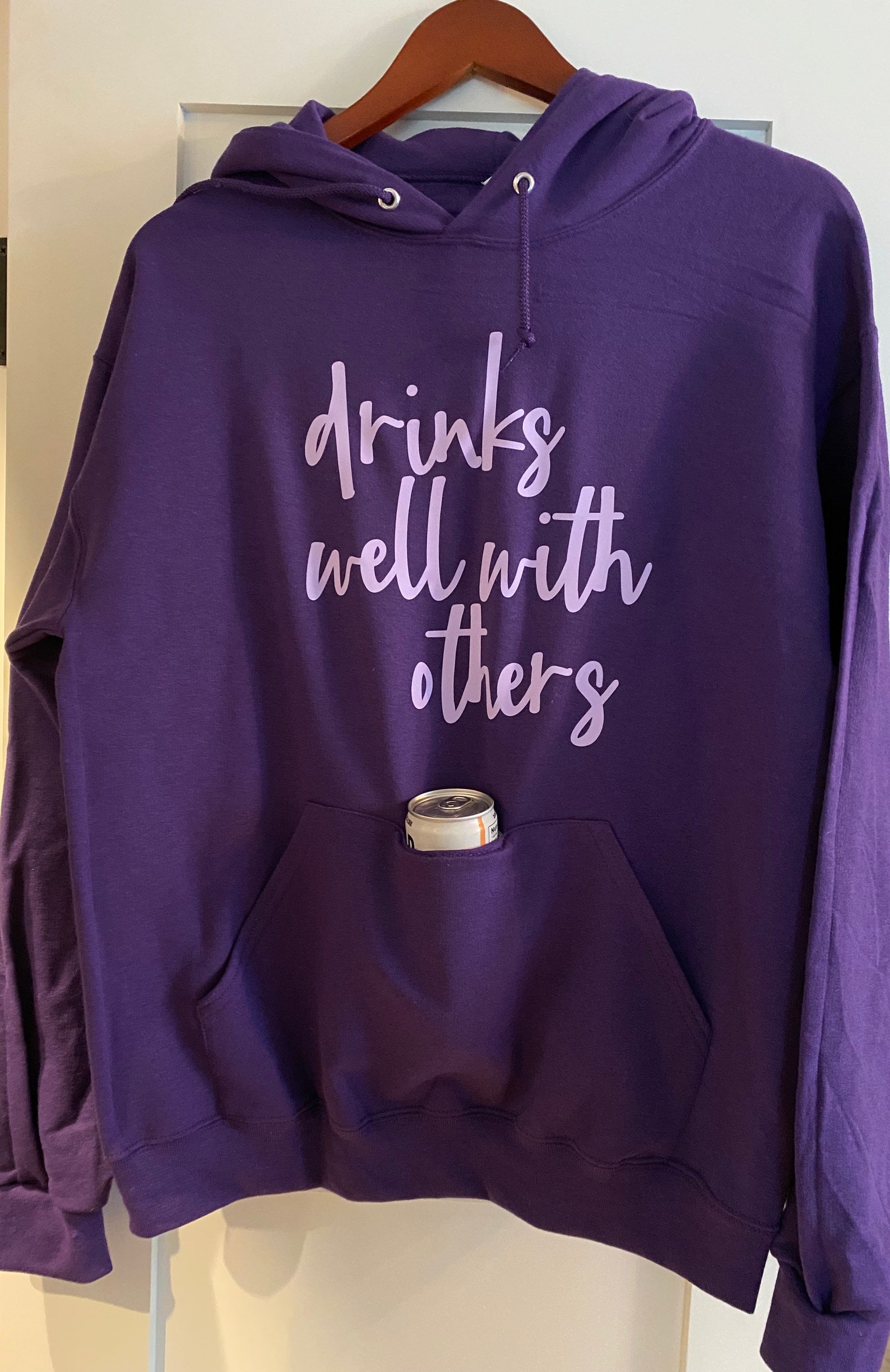 Drinking Hoodie beer Cup Holder seltzer Hoodie custom Drinking Hoodie ...