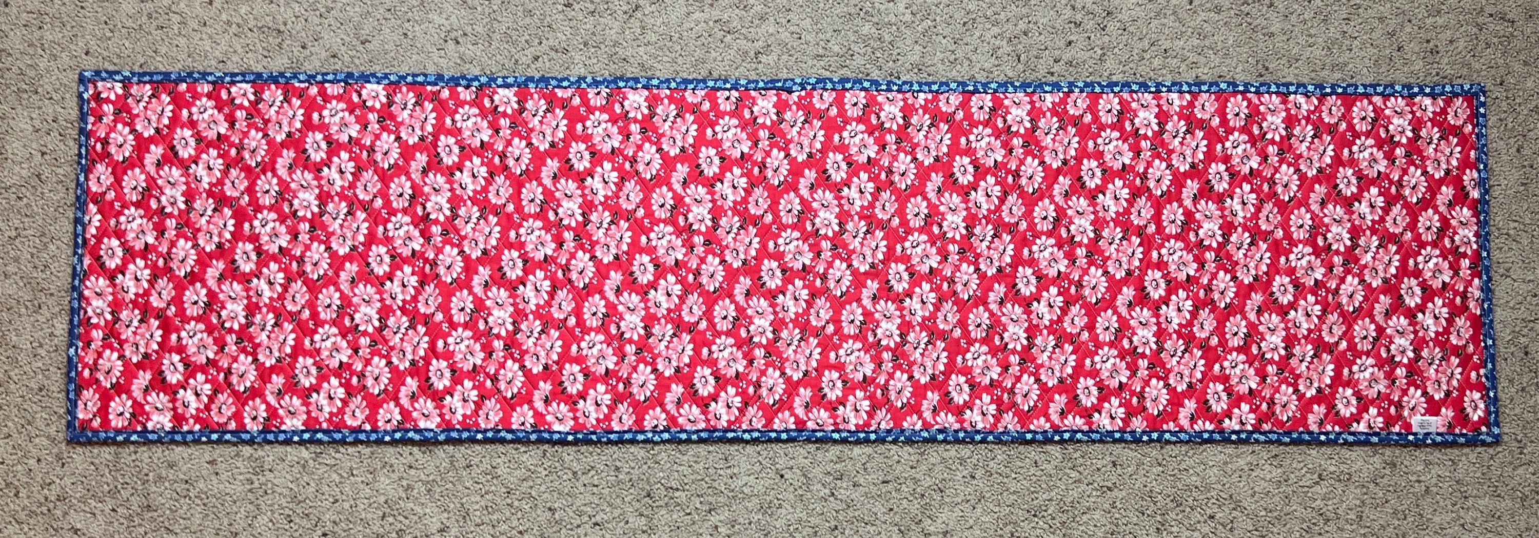Flea Market Fabric Quilted Table Runner - Etsy