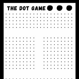 The Dot Game Printable PDF Digital File, Road Trip Game, Car Ride ...