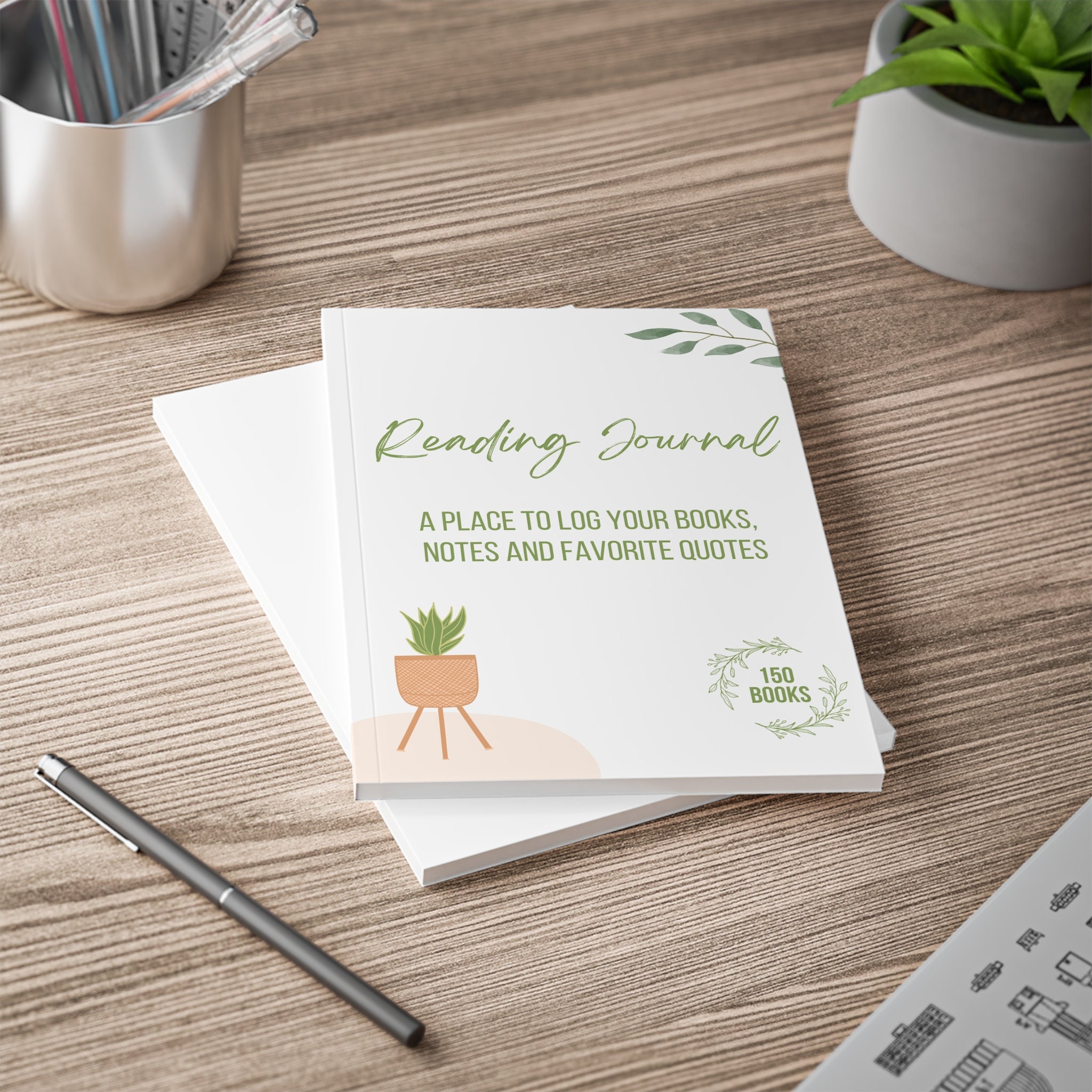 Reading Journal, Reading Review and Book Log for 150 Books, Booktok ...