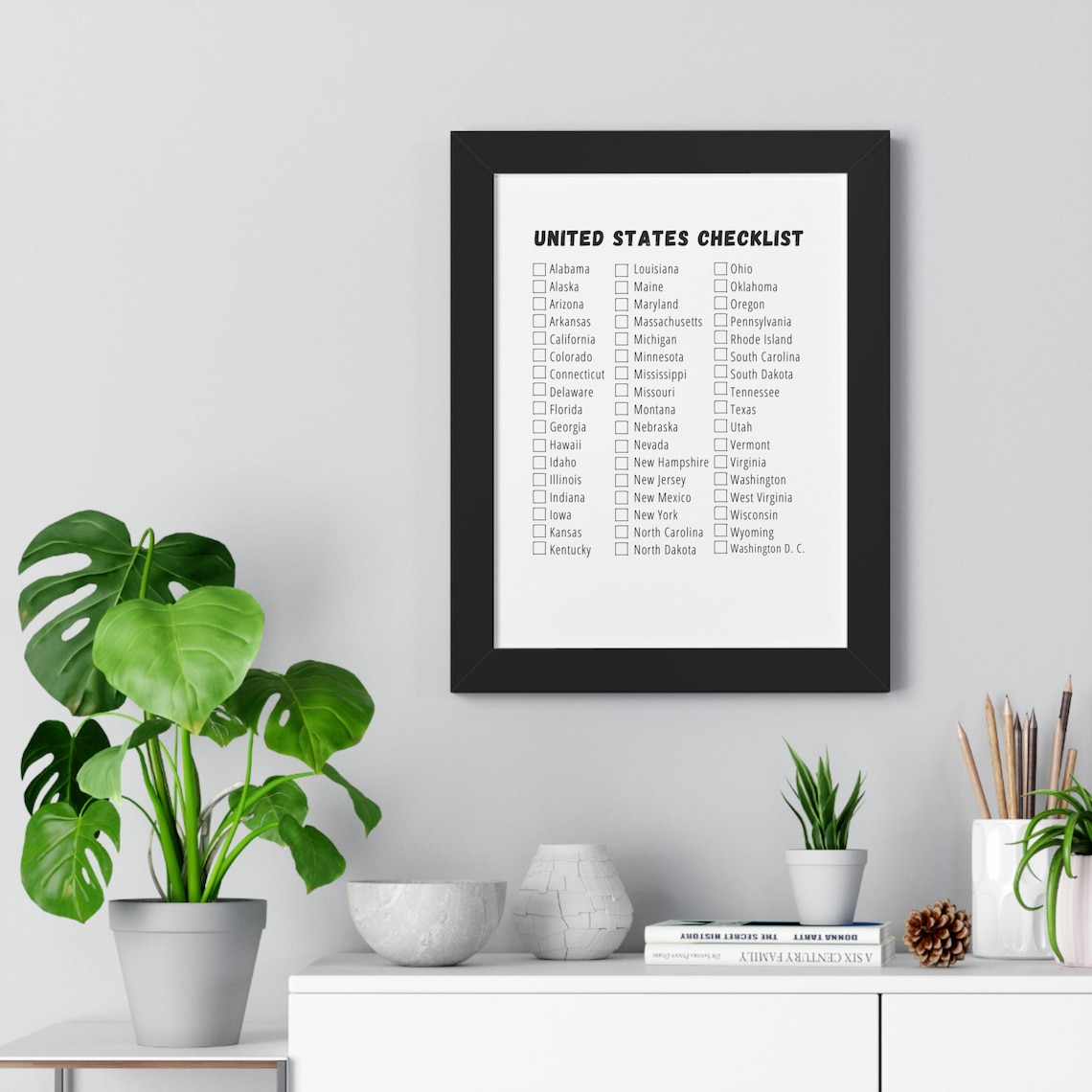 United States Printable Checklist | US Bucketlist | Keep Track of ...