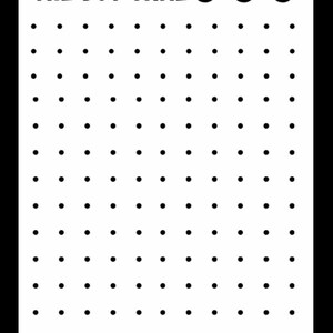 The Dot Game Printable PDF Digital File, Road Trip Game, Car Ride ...
