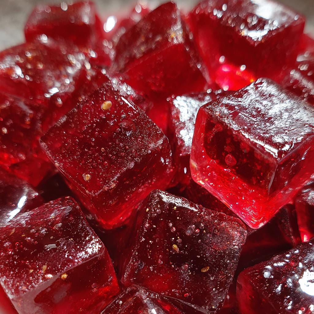 Homemade Raspberry Jelly Cubes Recipe | Easy Printable PDF | Instant ...
