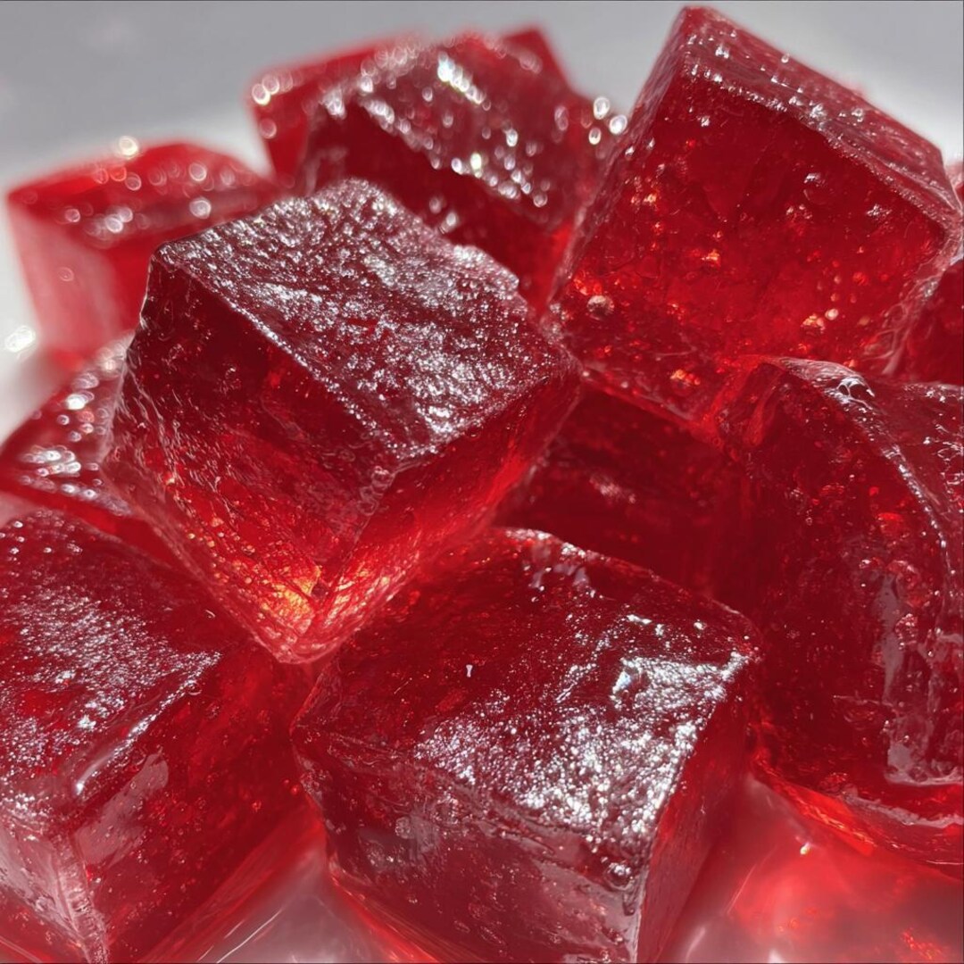 Homemade Raspberry Jelly Cubes Recipe | Easy Printable PDF | Instant ...