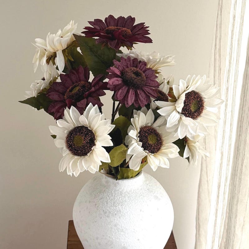 Artificial Faux Sunflower - Etsy