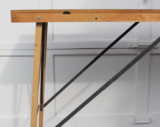 73 Vintage Wood Folding Wallpaper Table Buffet Table Craft Table - Etsy