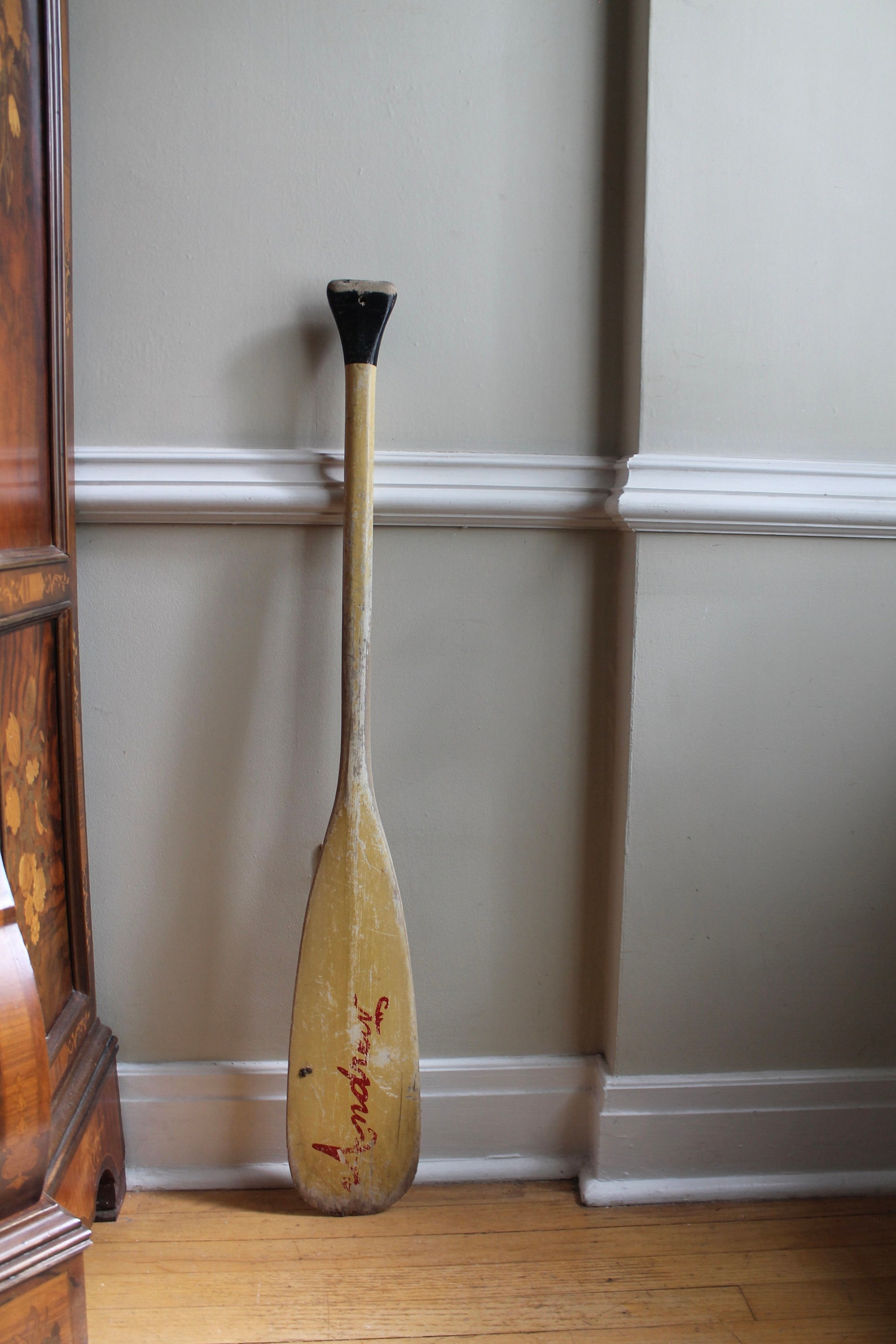 Vintage Weathered Wood Oar Ark-paddle Co. Conway, Arkansas, Lake House ...