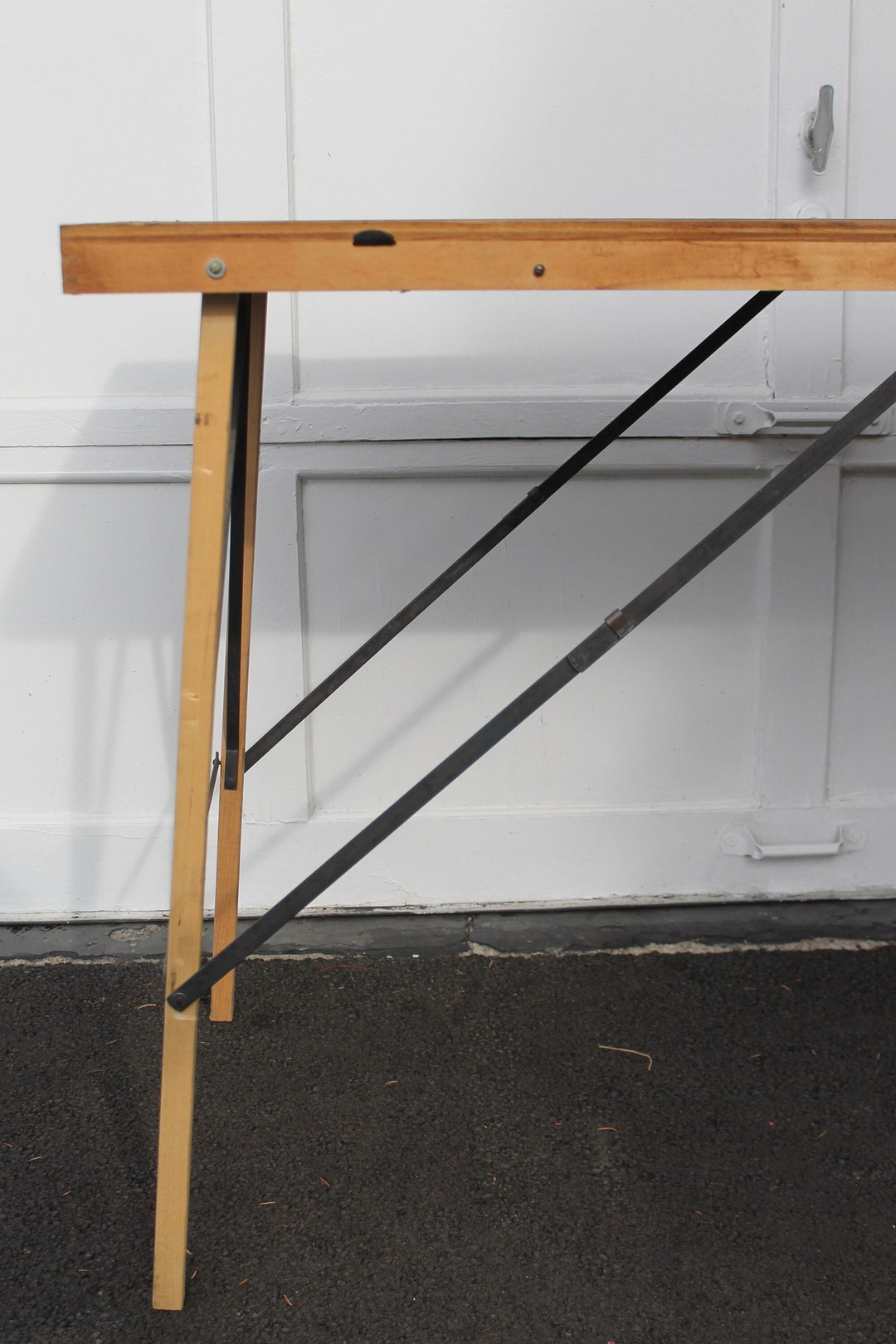 73 Vintage Wood Folding Wallpaper Table Buffet Table Craft Table - Etsy