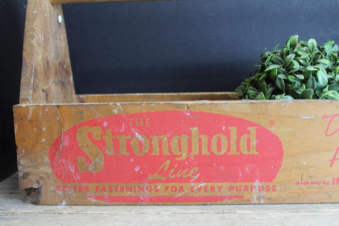 Vintage Wood Tool or Garden Caddie Display Box Vintage Advertising - Etsy