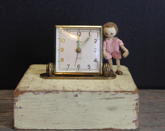 Mid Century Modern Artco Radium Alarm Clock // Germany - Etsy