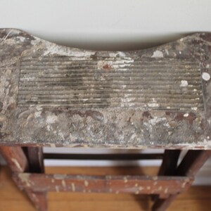 Vintage Folding Wood Step Ladder 2 Steps Farm House Paint Splatters - Etsy
