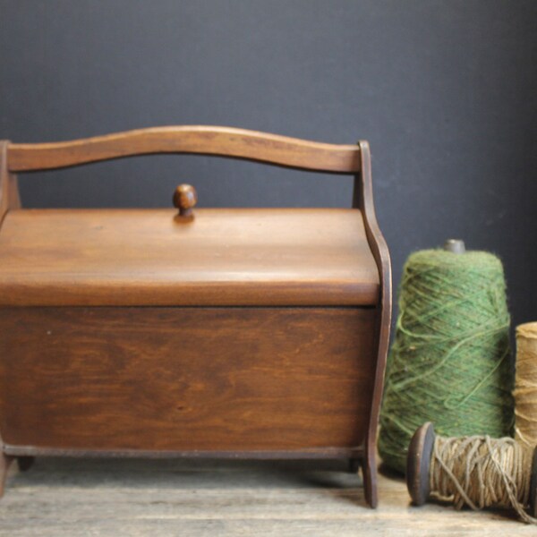Wood Sewing Box - Etsy
