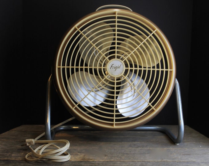 1950s Frigid Round Room Fan // Brooklyn New York // Urban // Bronze - Etsy