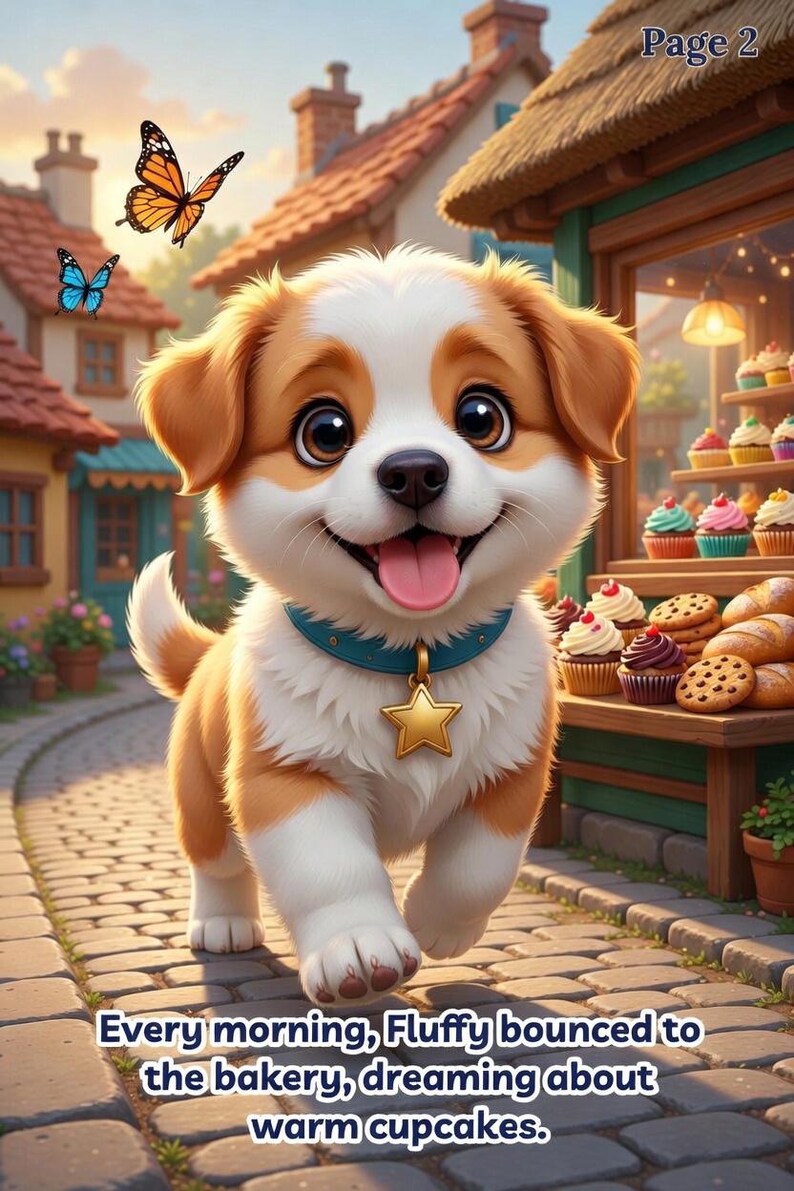 Fluffy Big Adventure Printable Storybook, Animal Bedtime Tale (PDF ...