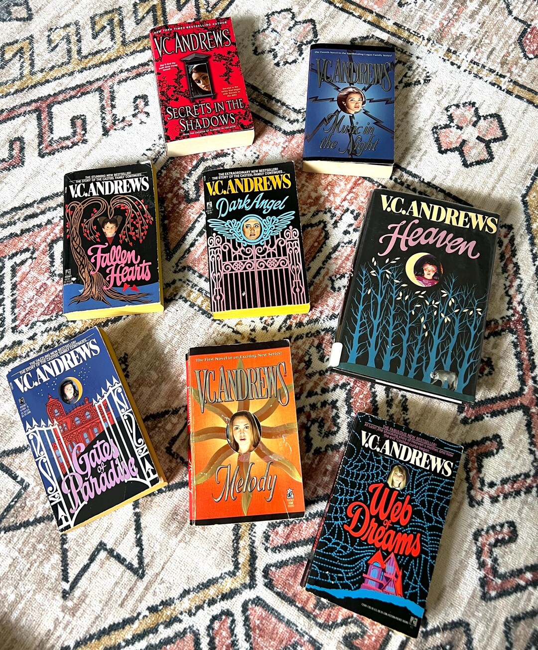 Vintage Set of 8 VC Andrews Books / Gothic Romance Fiction Books - Etsy