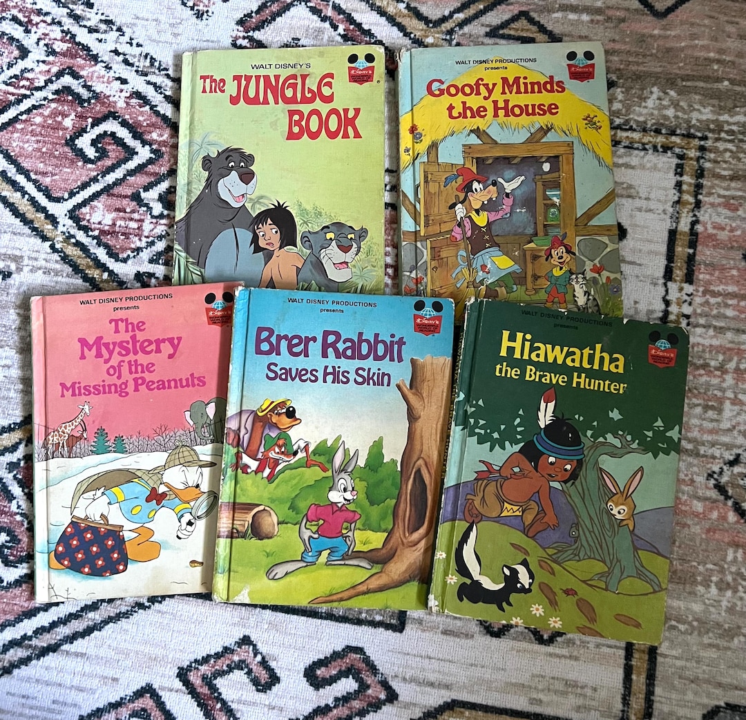 Vintage 1970s Disney Wonderful World of Reading Hardcover Book / Sold ...