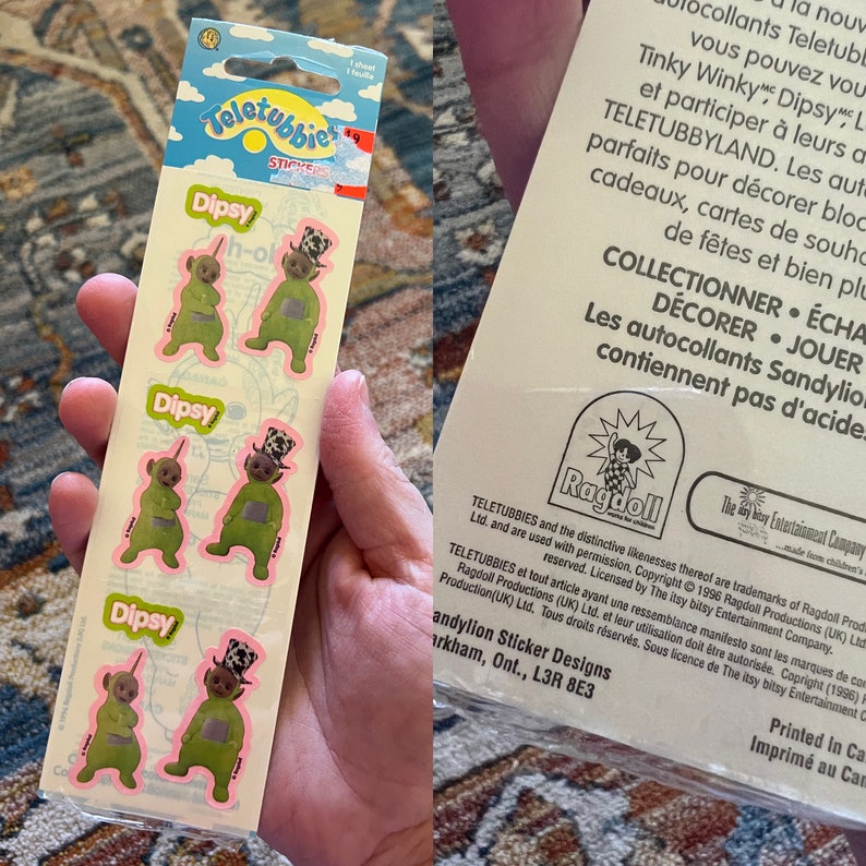 Vintage 1990s Stickers / Teletubbies / Sesame Street / Separately - Etsy