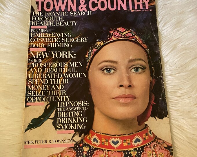 Town & Country Magazine July 1969 Candice Bergen Cover Travel Vintage ...