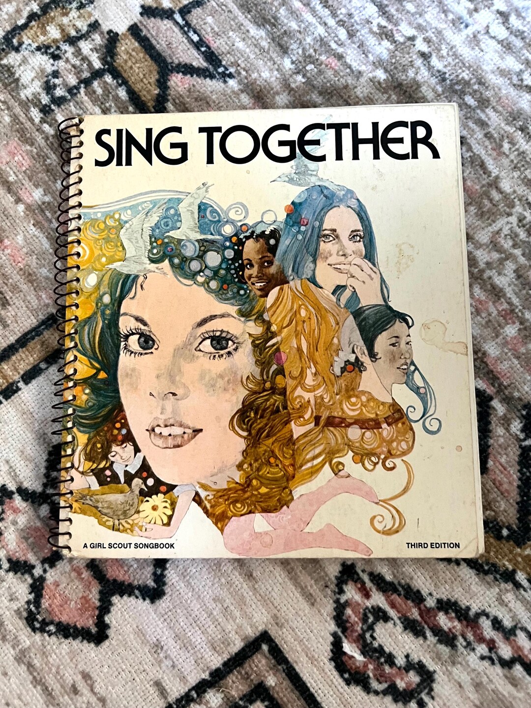 Vintage 1973 Girl Scouts Lets Sing Together Third Edition Sheet Music ...