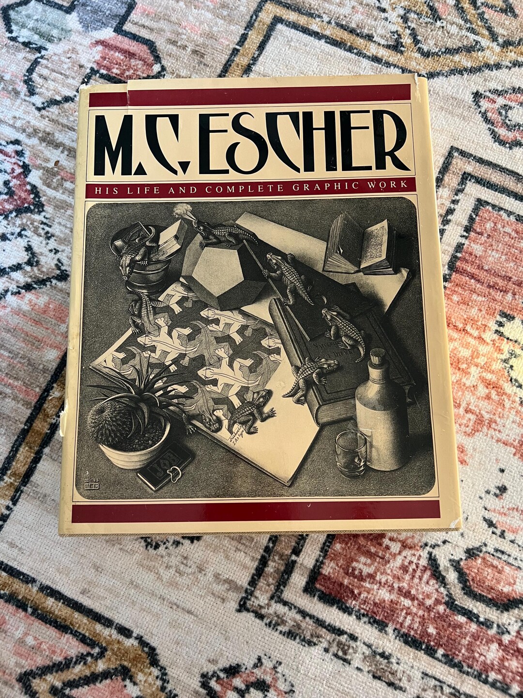 Vintage 1982 MC Escher His Life and Complete Graphic Work / Hardcover ...