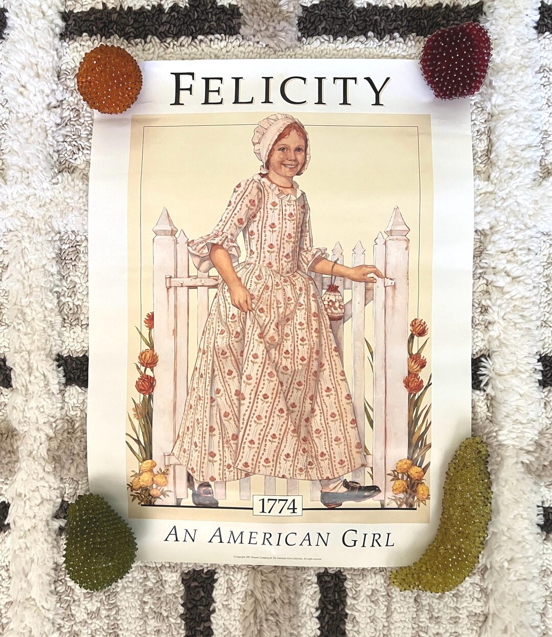 Vtg 1990s American Girl Doll Poster Felicity 18x24 1991 - Etsy