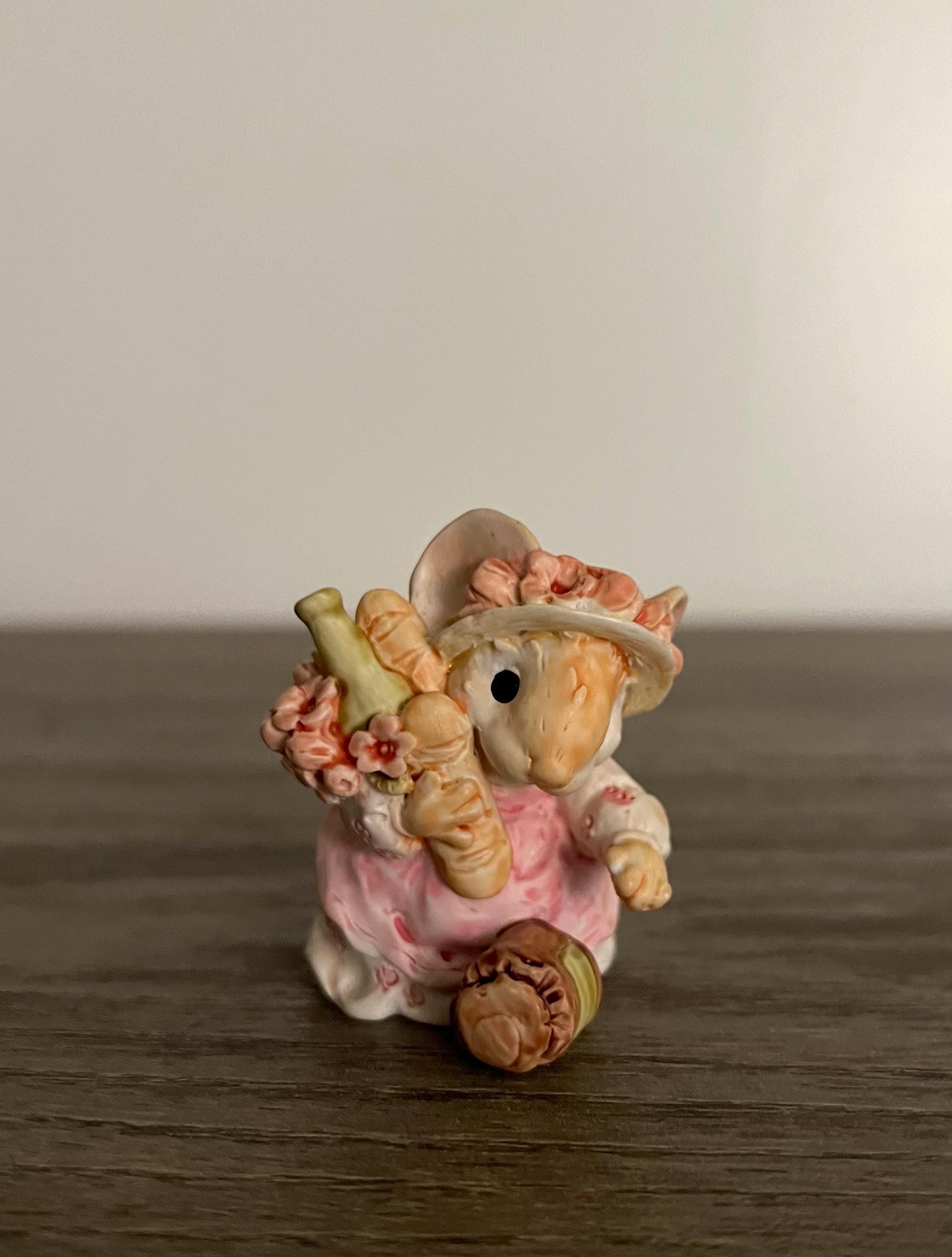 Vintage 1991 Ganz Little Cheesers Figurine Marigold Thistledown Picking ...