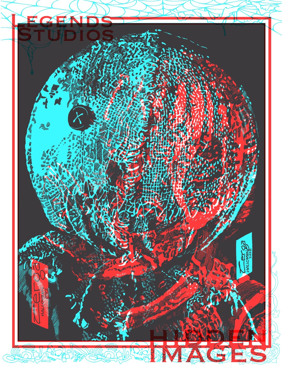 Legends Studios Hidden Images Series 1 Sam From the Horror Film Trick ...