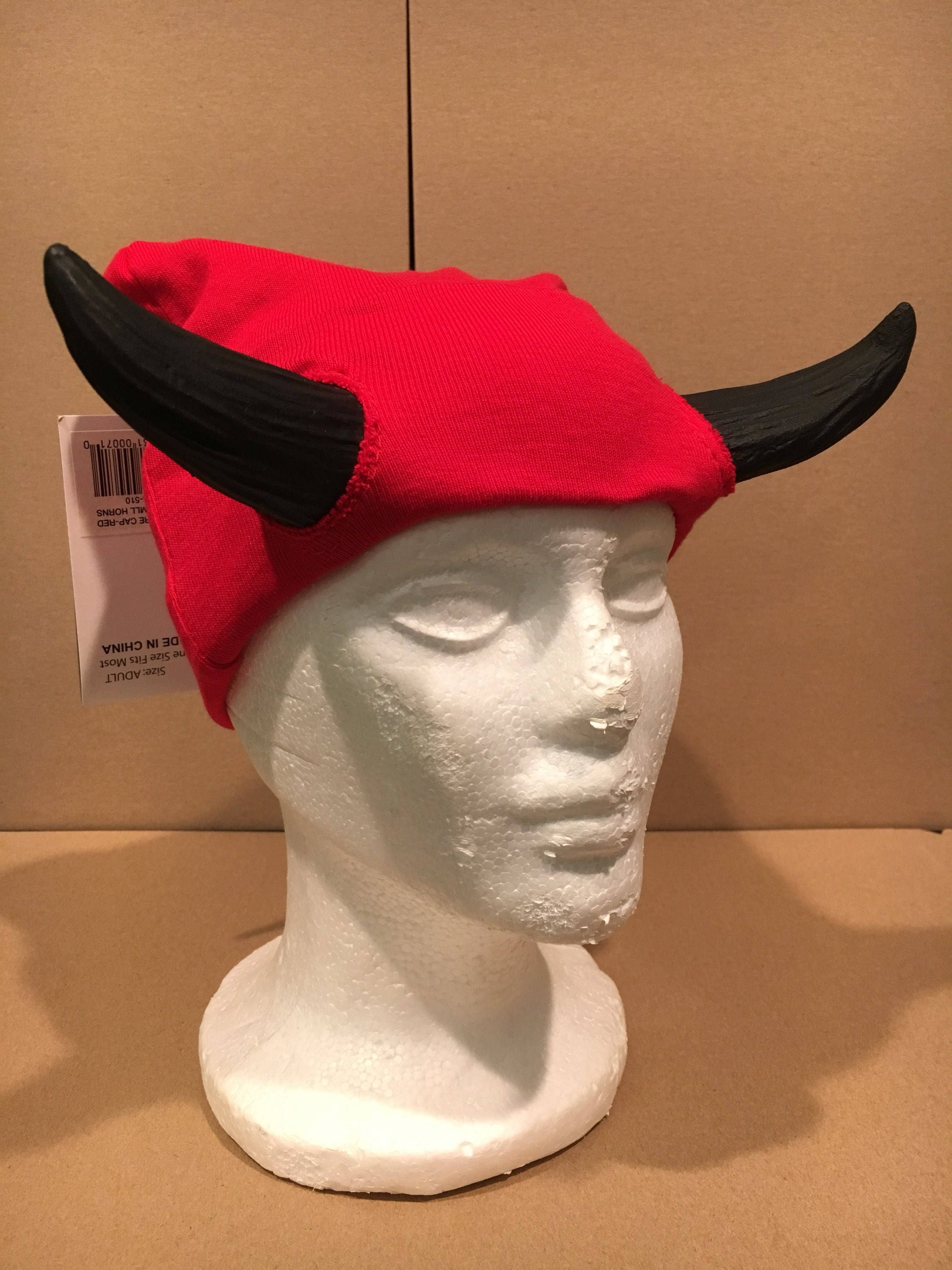 Creature Cap Red With Horns