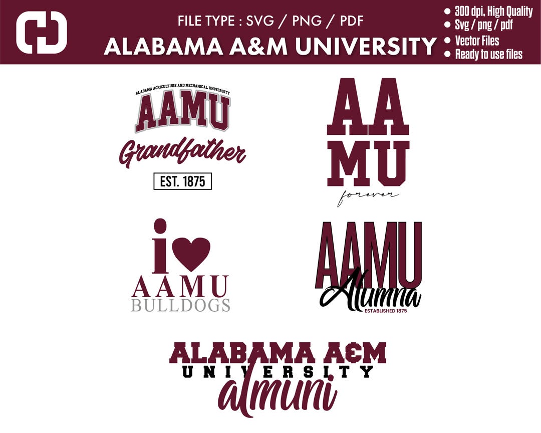 AAMU Alumni Svgs, AAMU Forever Png, I Love AAMU Pdf, Aamu Graduate Svg ...