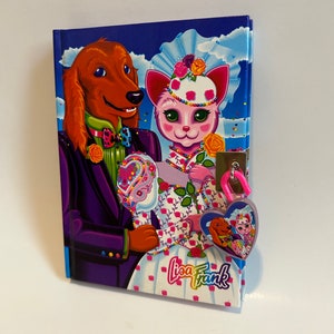 Vintage 90s Lisa Frank Diary With Original Lock / Cat & Dog Wedding - Etsy