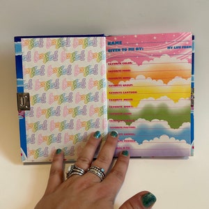 Vintage 90s Lisa Frank Diary With Original Lock / Cat & Dog Wedding - Etsy
