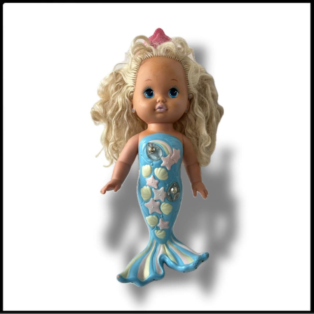 Vintage 1991 Mattel Lil Miss Singing Mermaid Doll-blonde *NOT WORKING ...