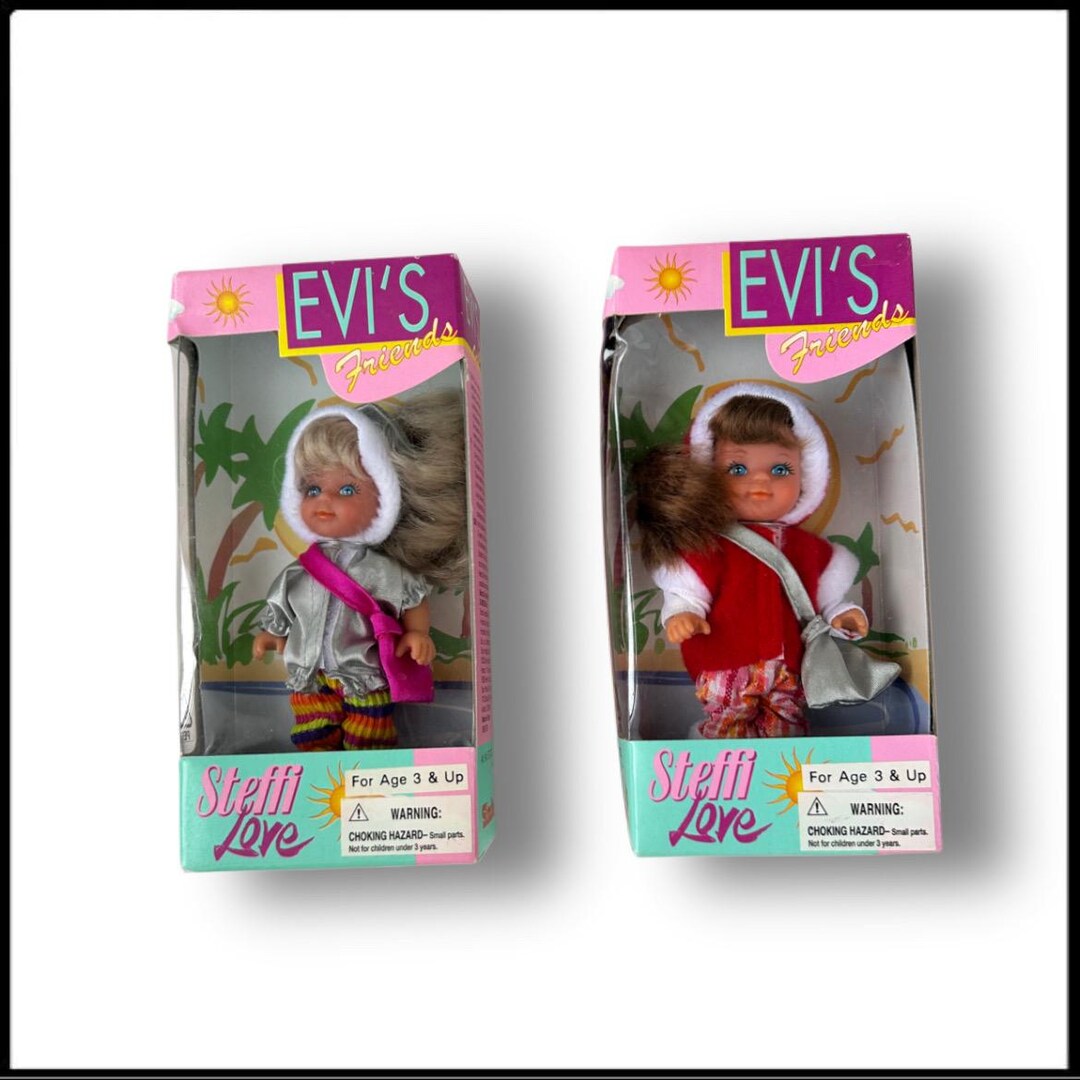 Lot of 2 Vintage Steffi Love / Evi’s Friends Dolls - Etsy