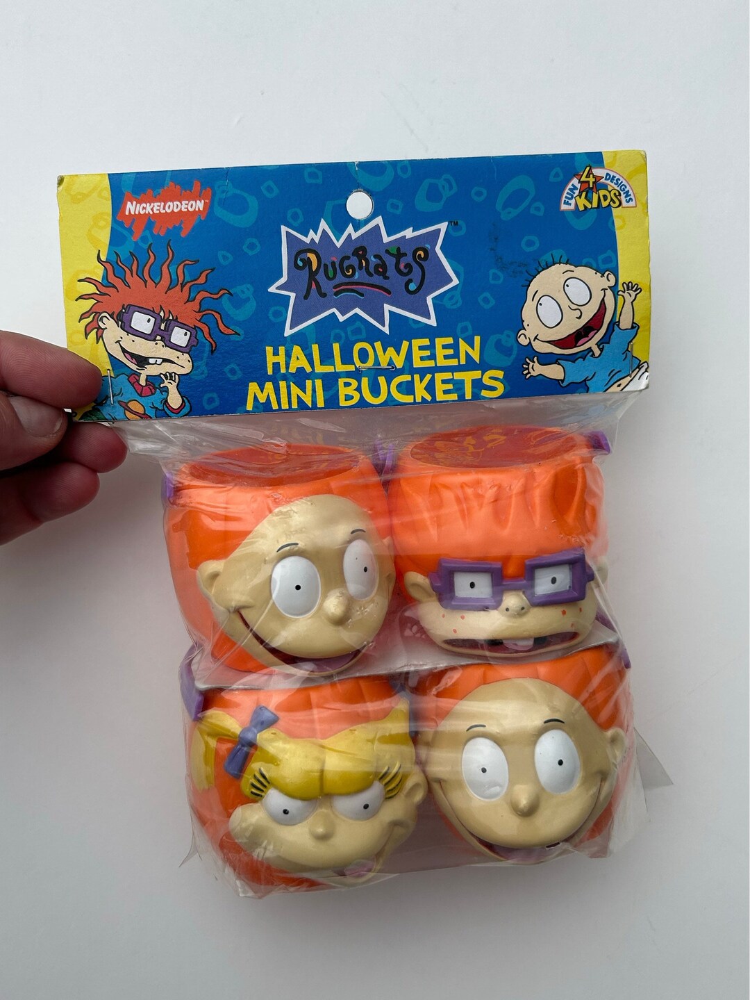 Vintage 1998 Rugrats Mini Pumpkin Buckets / Jack O Lantern / - Etsy
