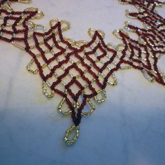 Items similar to Intricate Gold and Red Collar - House Lannister ...