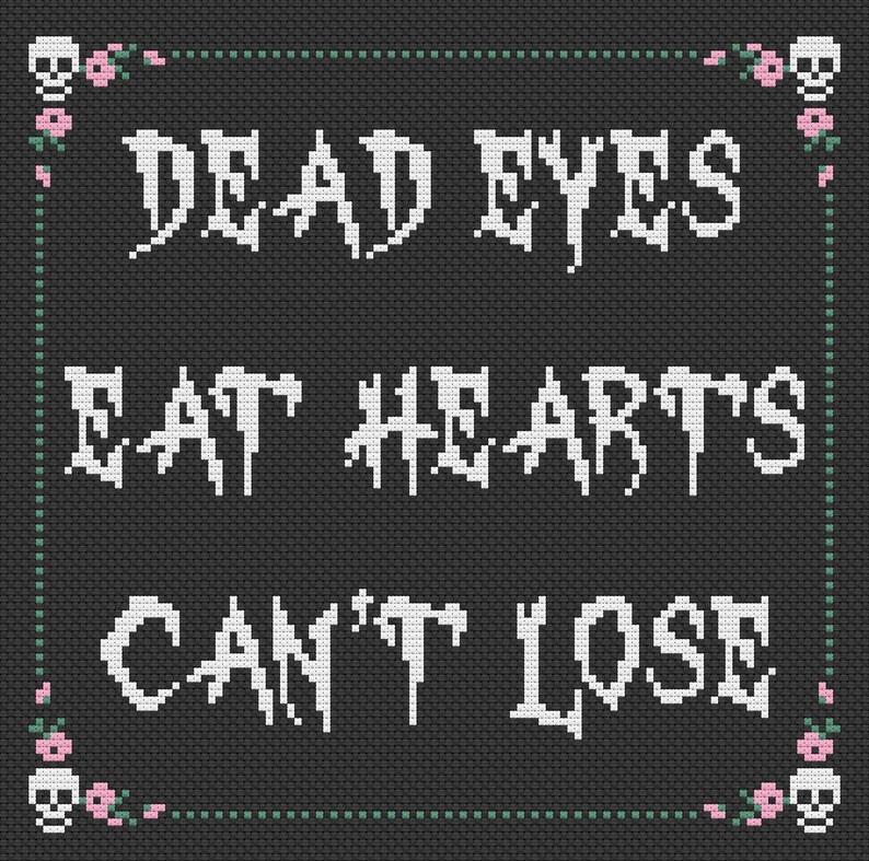 The Bad Place Motto Cross Stitch Pattern - Etsy