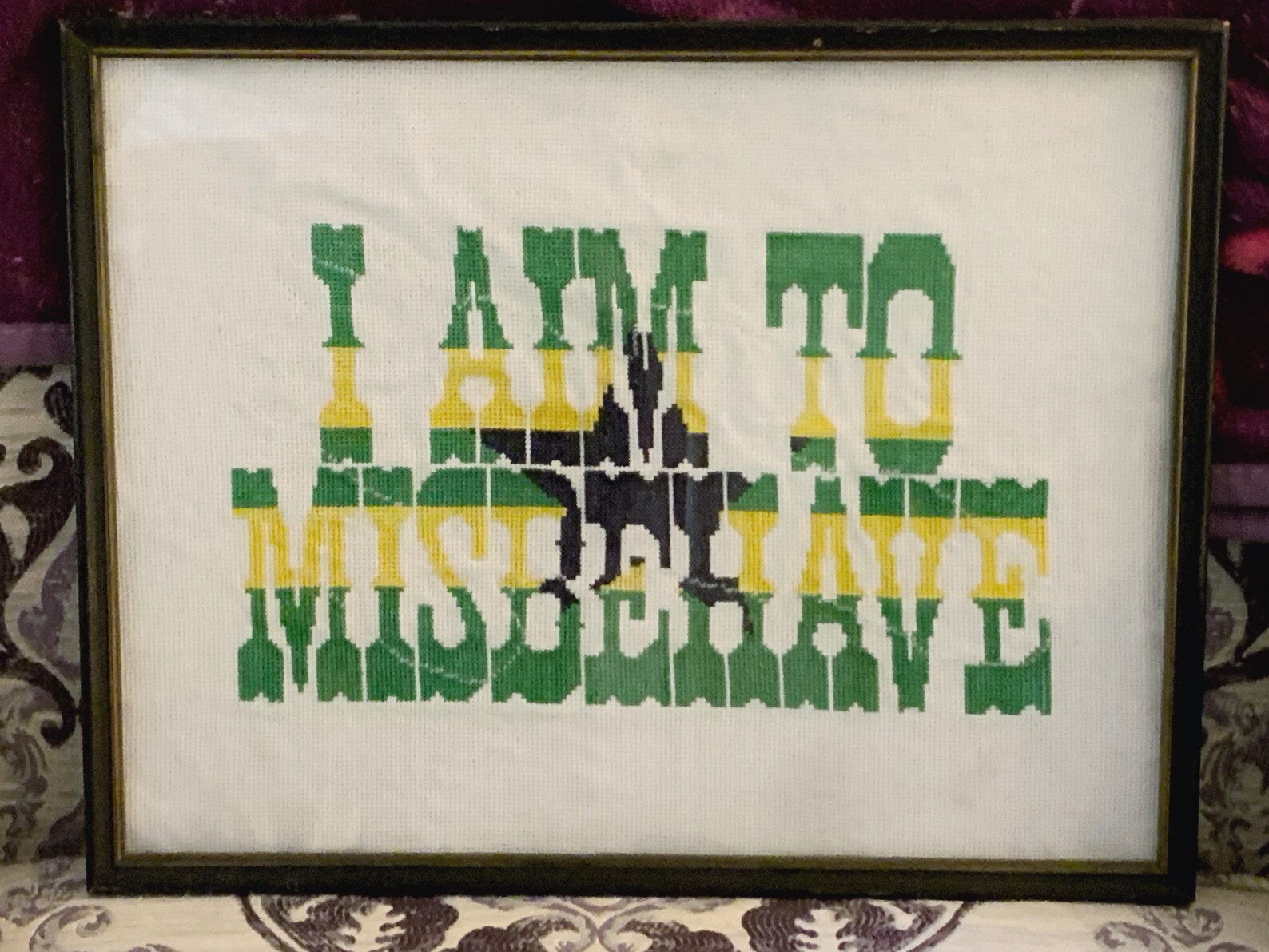 I Aim to Misbehave Cross Stitch Pattern - Etsy