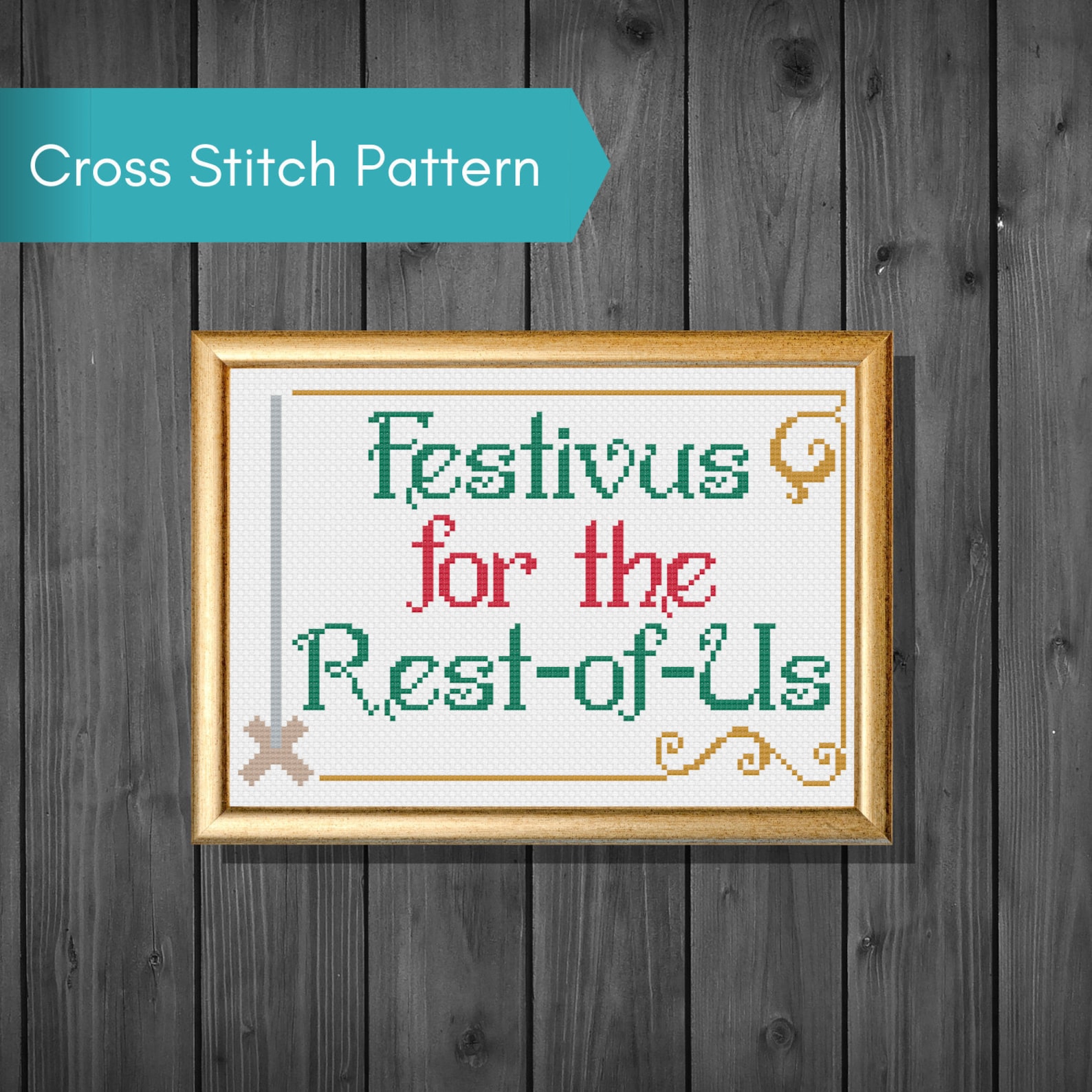 Festivus for the Rest-of-us PDF Cross Stitch Pattern | Etsy