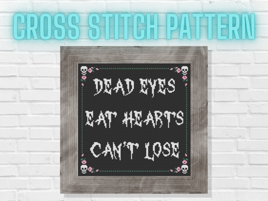 The Bad Place Motto Cross Stitch Pattern - Etsy