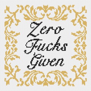 ZFG PDF Cross Stitch Pattern - Etsy