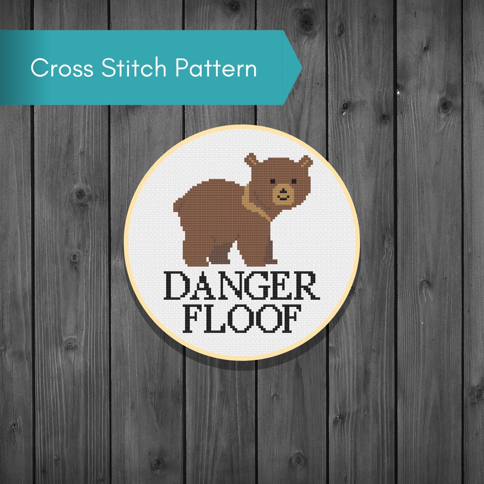 Danger Floof Cross Stitch Pattern | Etsy