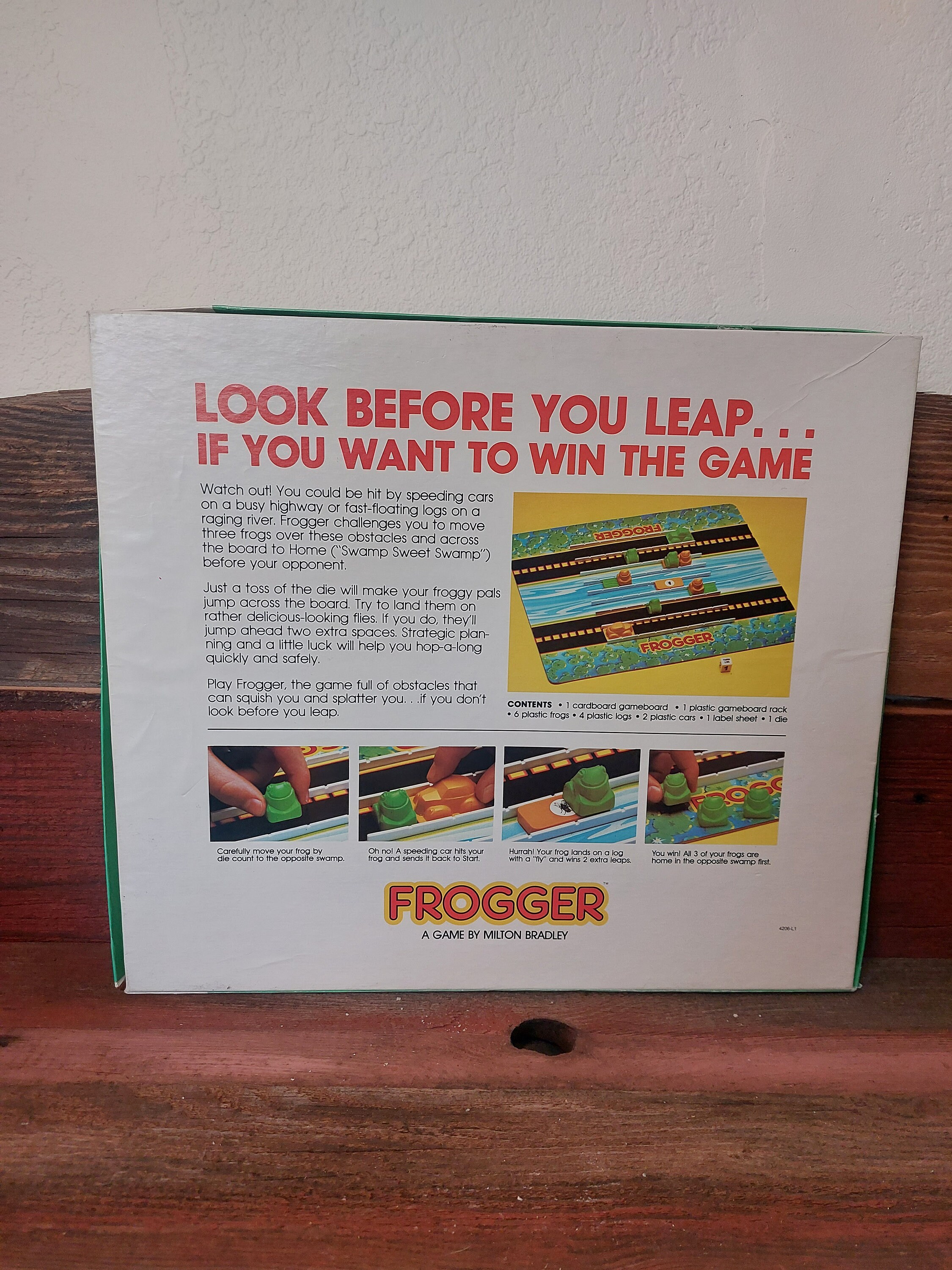 Vintage 1982 FROGGER Board Game Milton Bradley 4206 Sega - Etsy