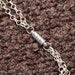 Recycled Guitar String Necklace Grey Silver Toned Jewelry Upcycled ...