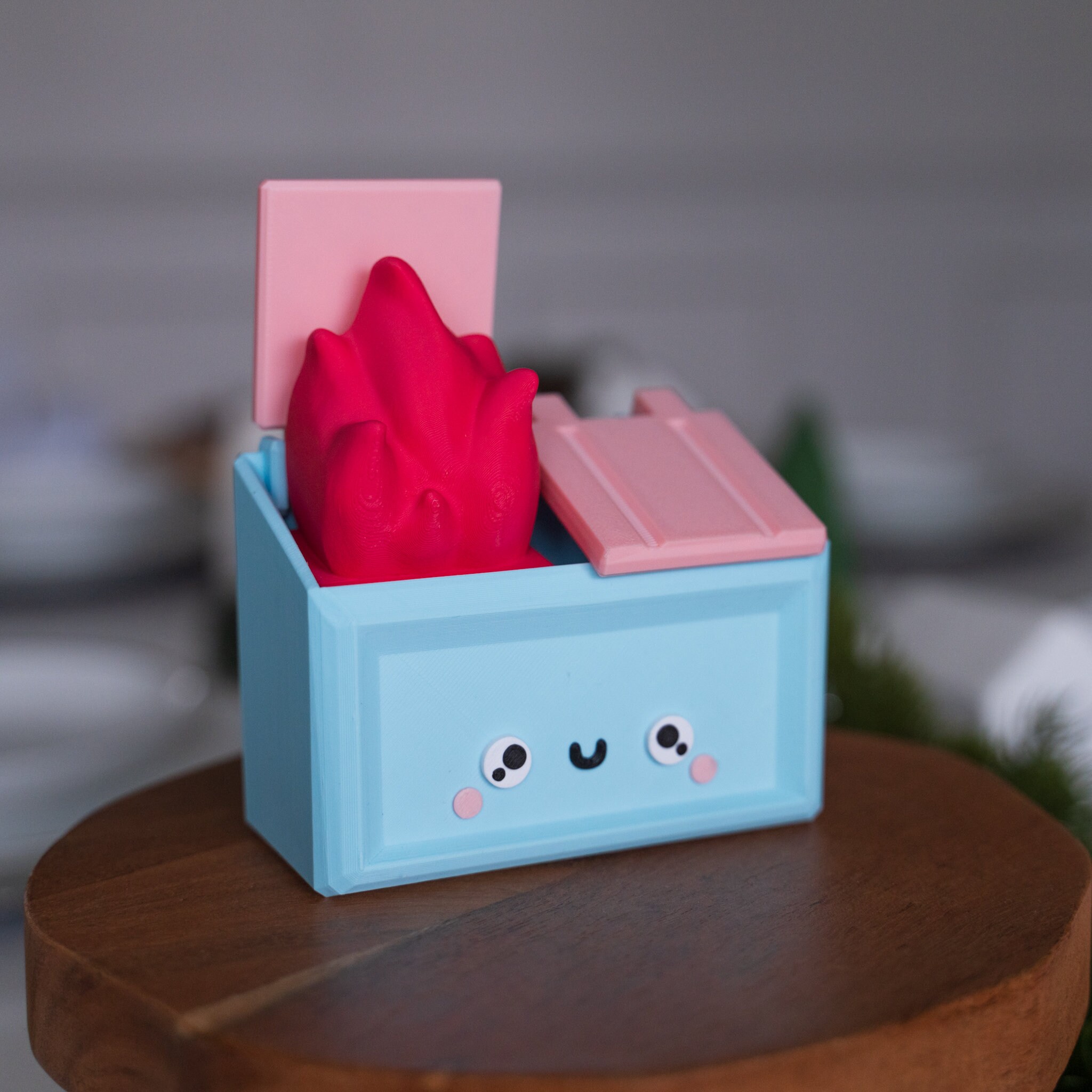 Dumpster Fire Tray Decor Unique 3D Printed Gifts Adorable Desk Decor ...