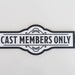 Cast Member Sign | Magical Themed Home Decor | Wall Sign - Etsy