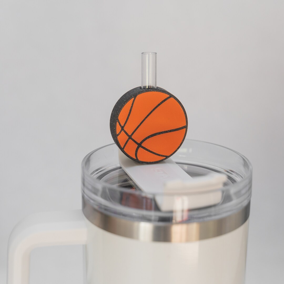 Basketball Straw Topper Stanley Cup Basketball Team Sports Basketball ...